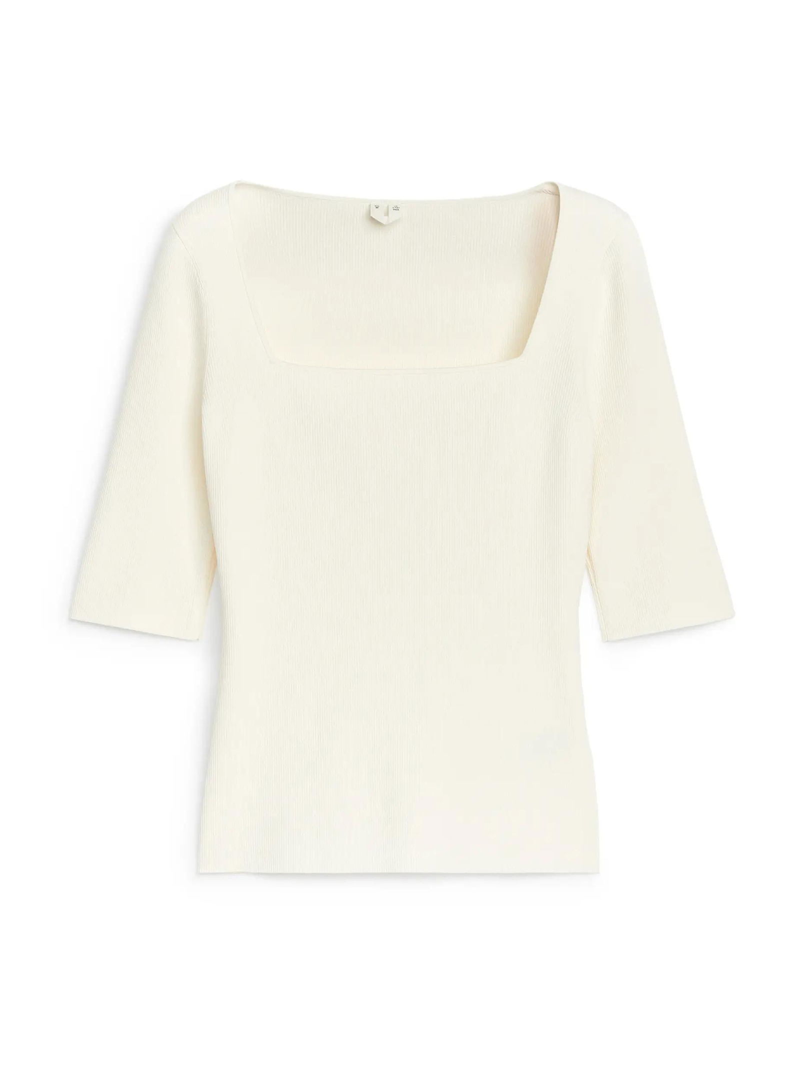 ARKET Square-Neck Rib Top | endource