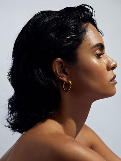 REISS Earrings In Gold | endource