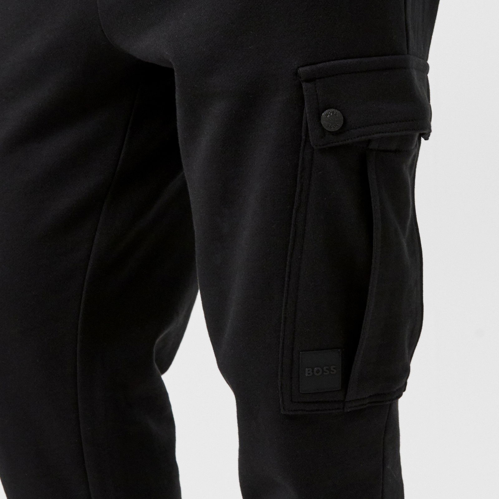 BOSS Men's Seteam Jog Closed Hem Fleece Jogging Bottoms | endource