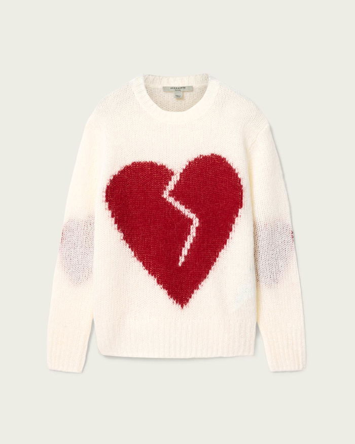 ALLSAINTS Luvheart Crew Neck Jumper | endource