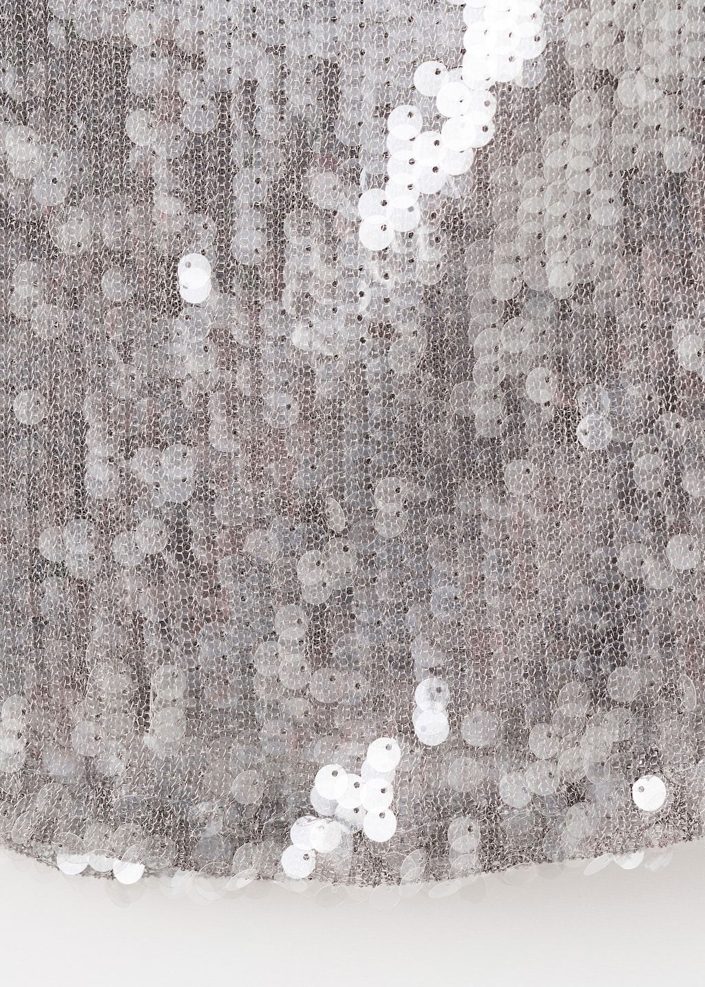 MANGO Sequin Top With Cowl Neckline | endource