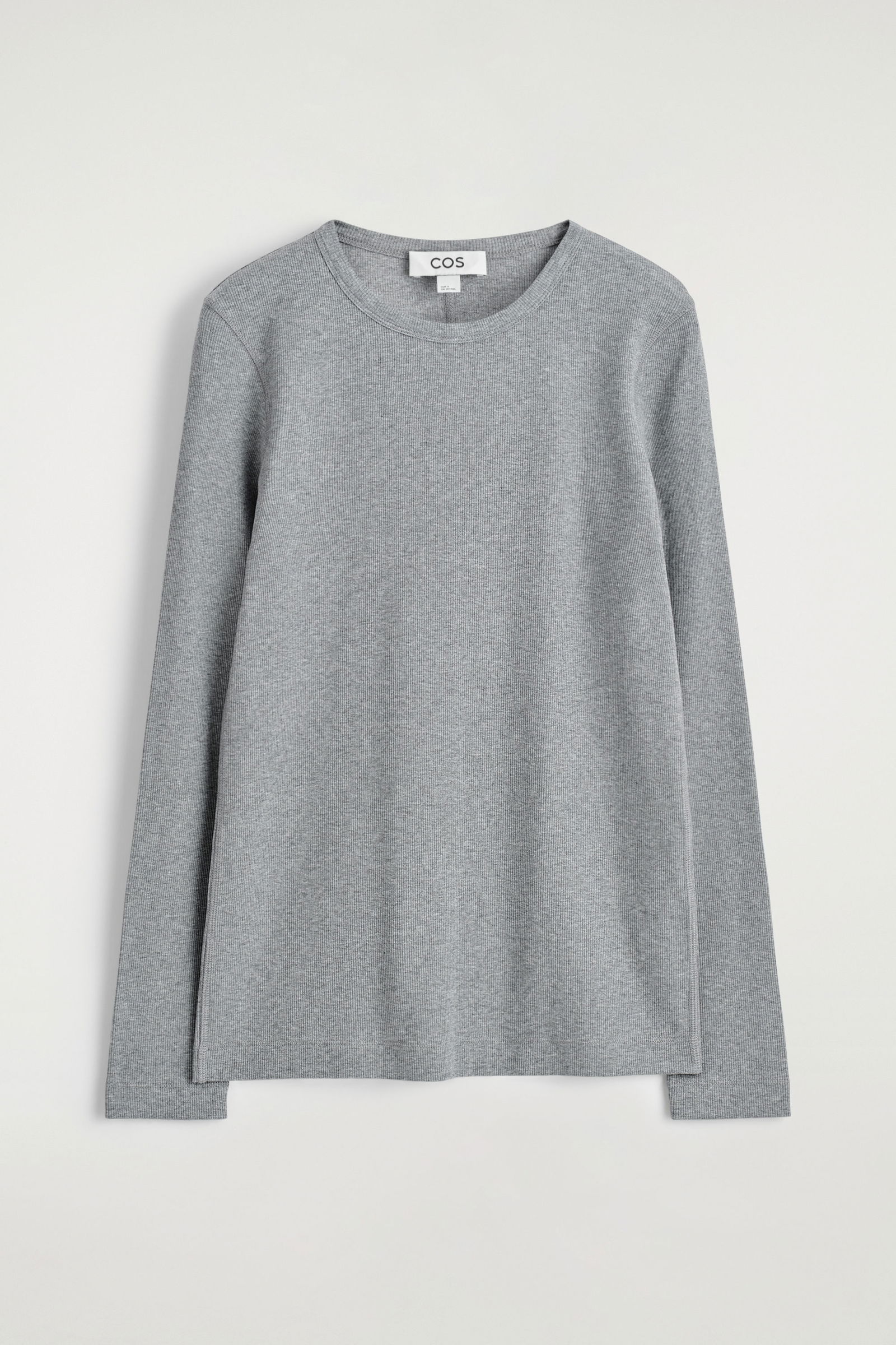 COS Ribbed Jersey Long-Sleeved Top | endource