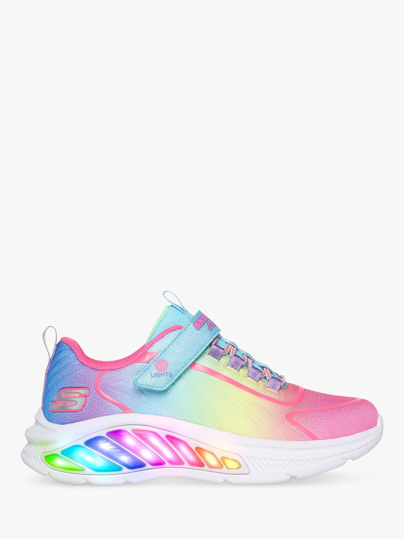 SKECHERS Rainbow Cruisers Light Up Trainers in Rainbow | endource