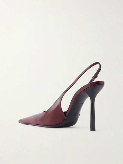 VICTORIA BECKHAM Victoria Leather Slingback Pumps | endource