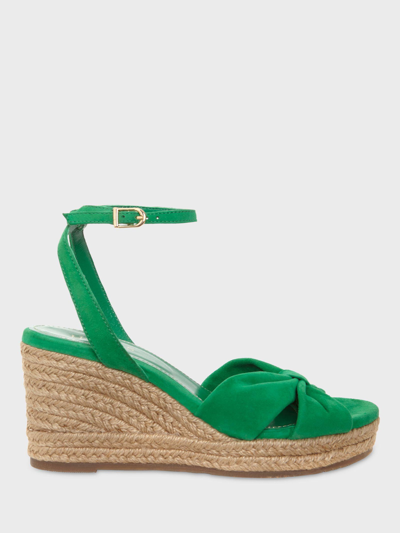 HOBBS Angelica Espadrille Sandals in Cilantro Green | Endource