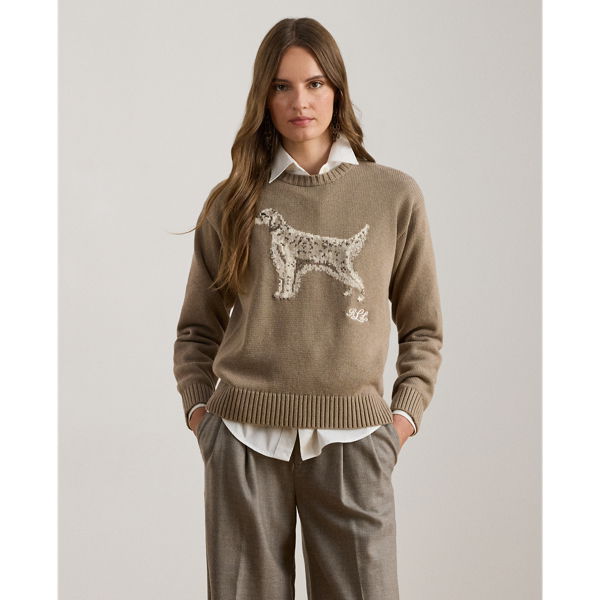 LAUREN RALPH LAUREN Intarsia-Knit English Setter Jumper | endource