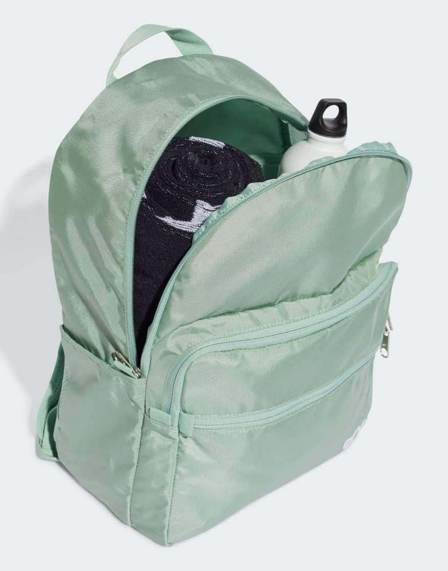 ADIDAS ORIGINALS Premium Essentials Backpack In Hazy Green | endource