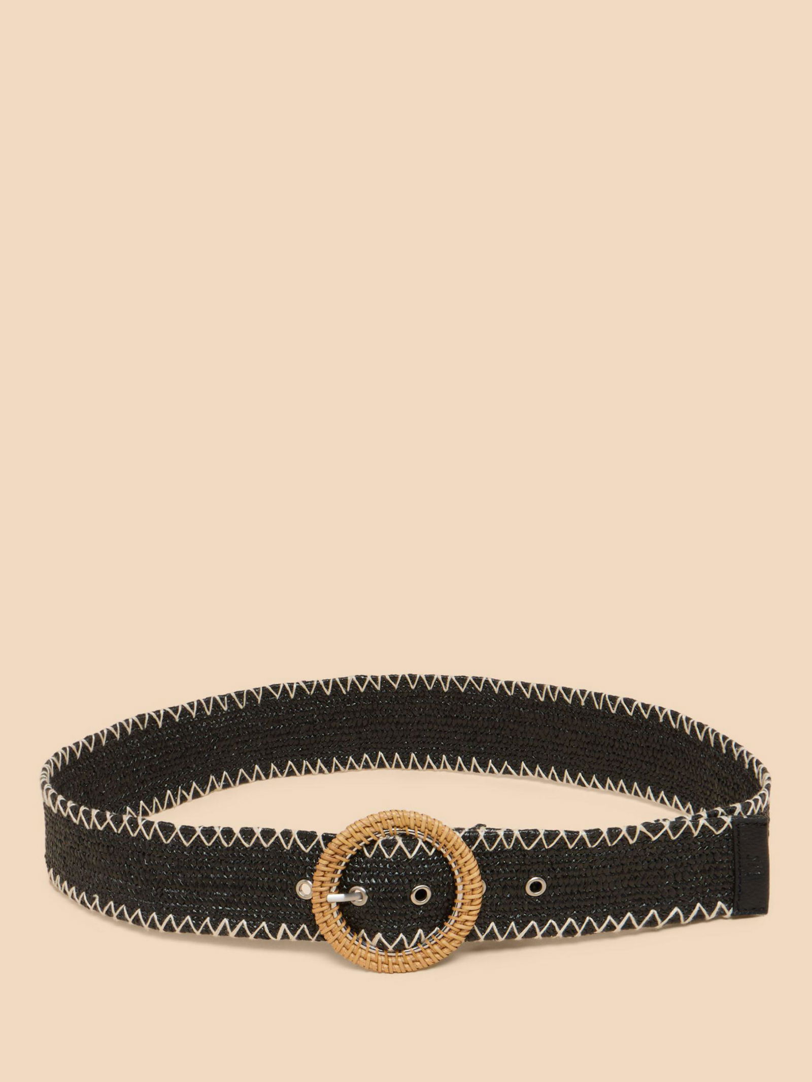 WHITE STUFF Woven Raffia Belt | Endource