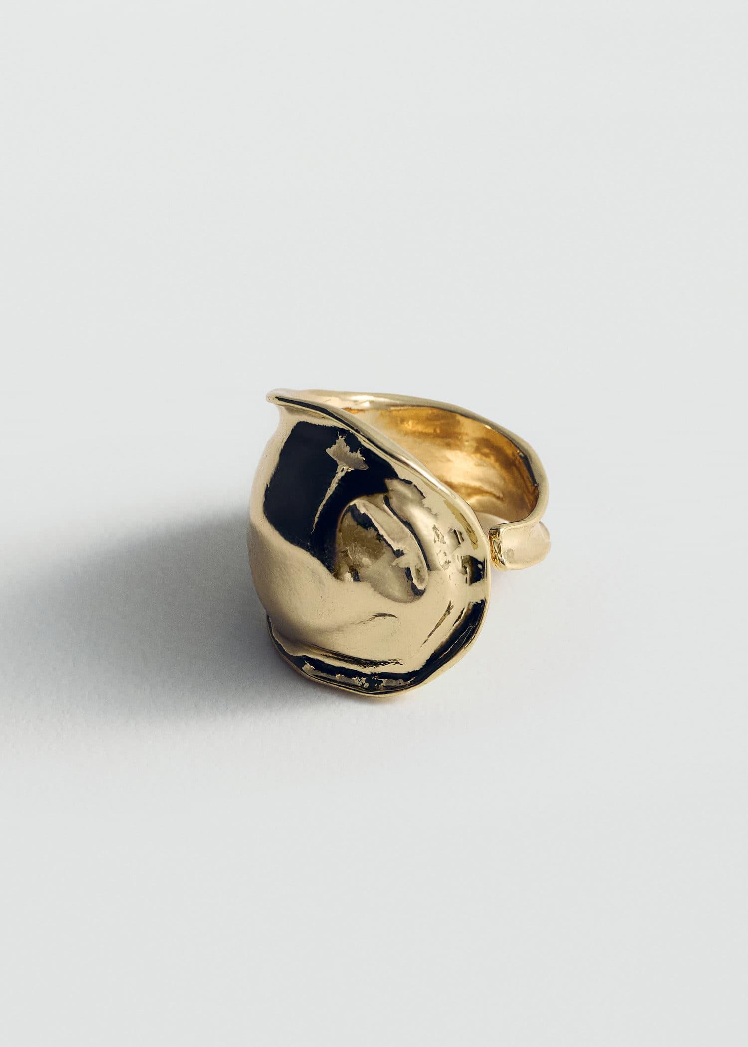 MANGO Textured Embossed Ring | endource