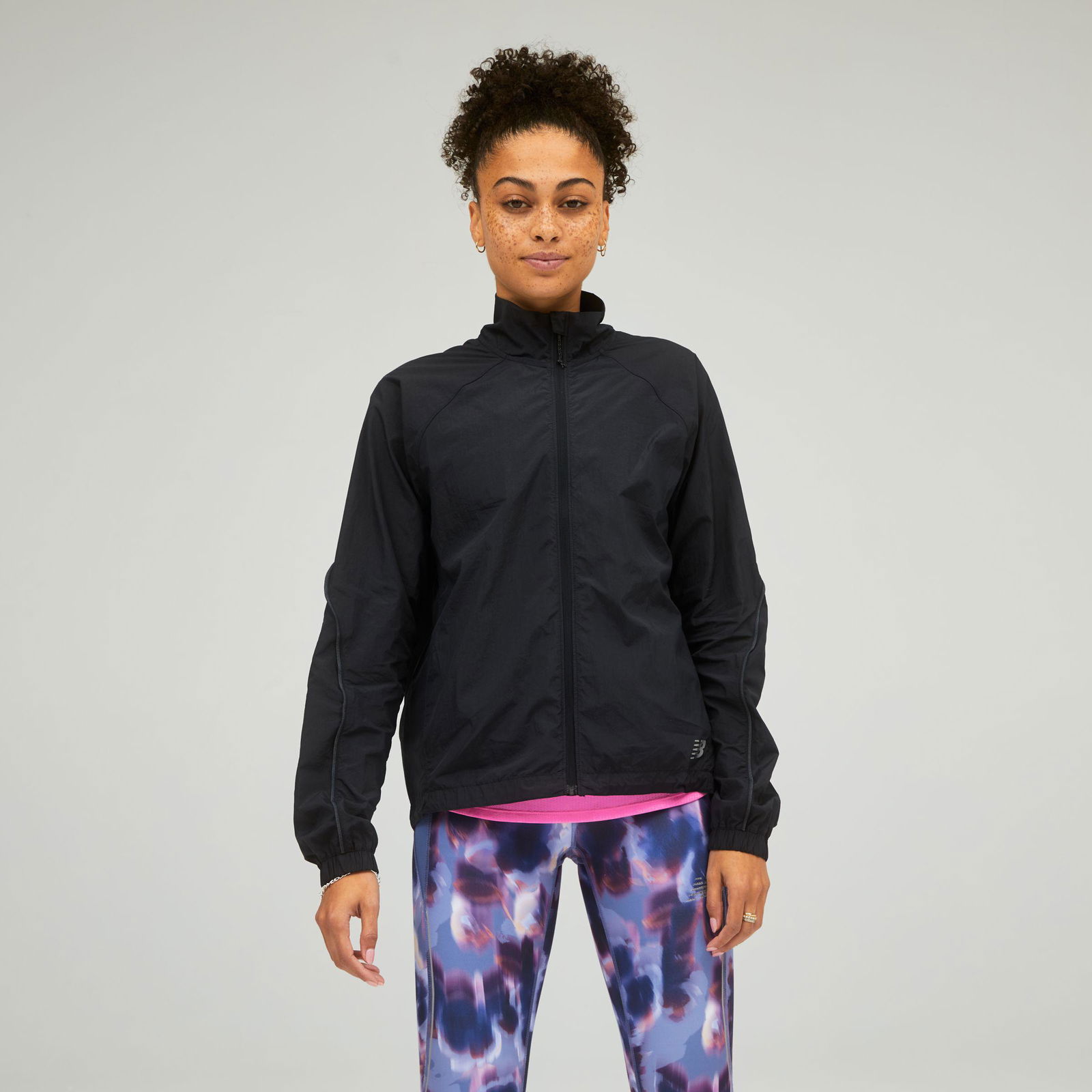 NEW BALANCE Impact Run Packable Jacket in Black | endource