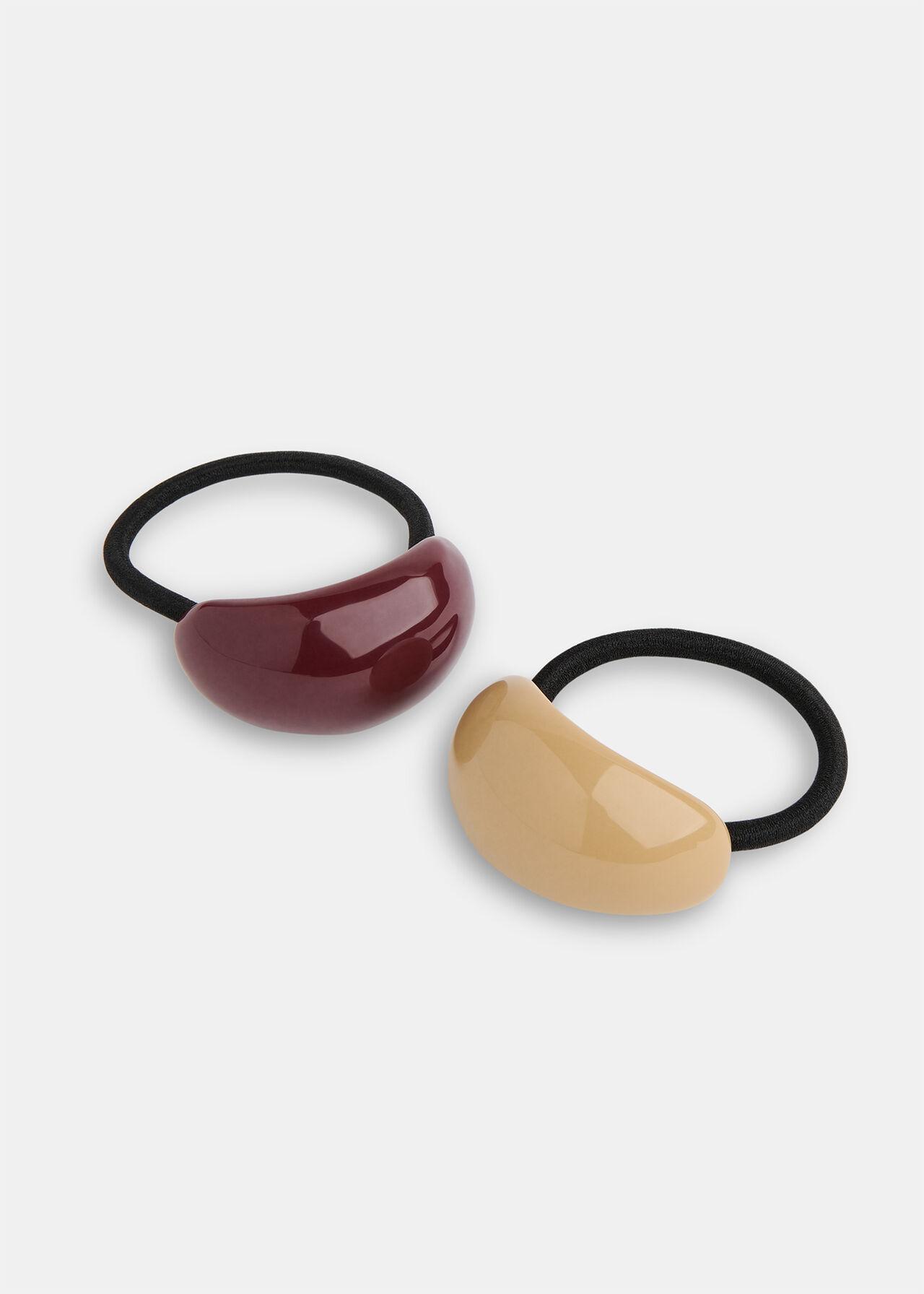 WHISTLES Hair Cuff Set in Red/Multi | endource