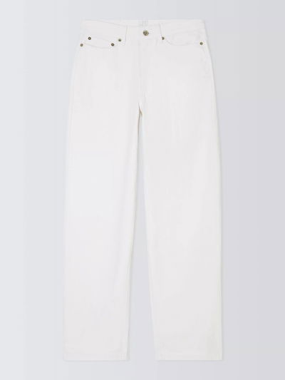 JOHN LEWIS Wide Leg Jeans, White | endource