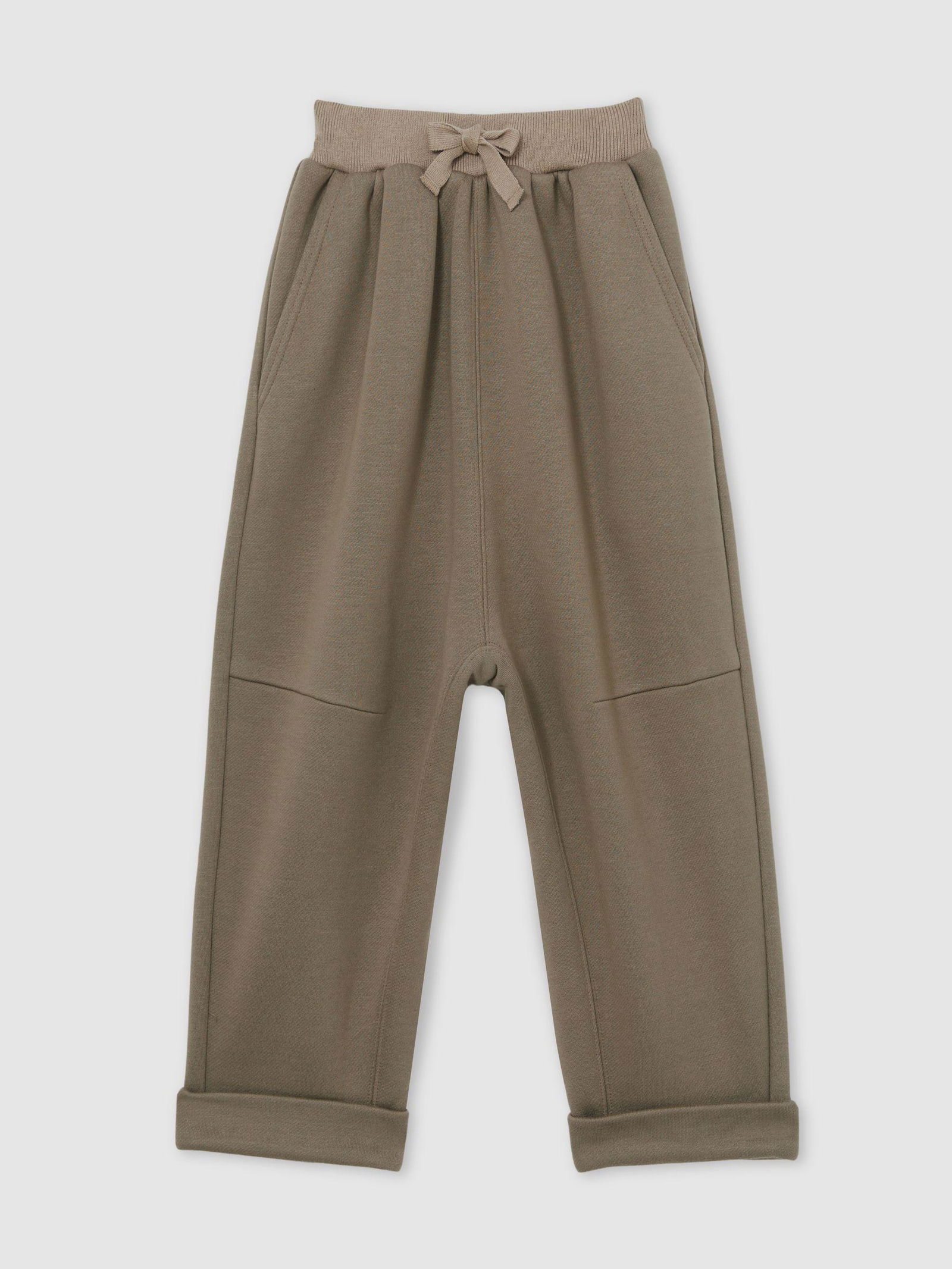 REISS Reiss x Les 100 Ciels - Brandon Jersey Joggers in Mink | endource