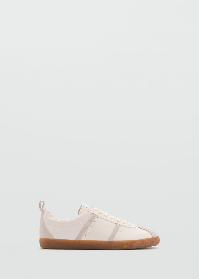 MANGO Contrast Panel Sneakers | endource