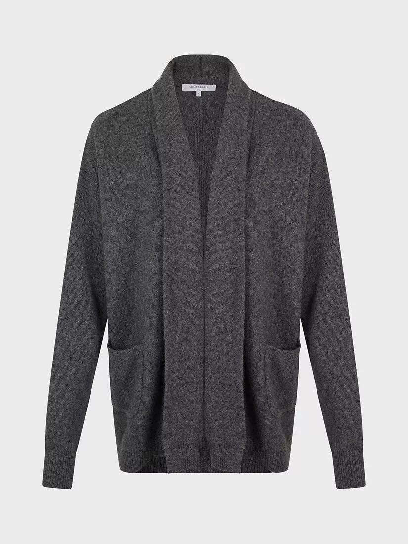 Gerard Darel Johana Cashmere Cardigan in Grey | endource