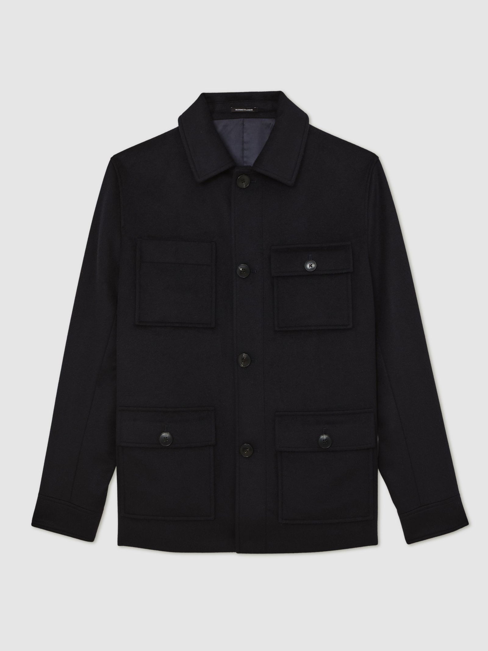 REISS Jacket In Navy | endource
