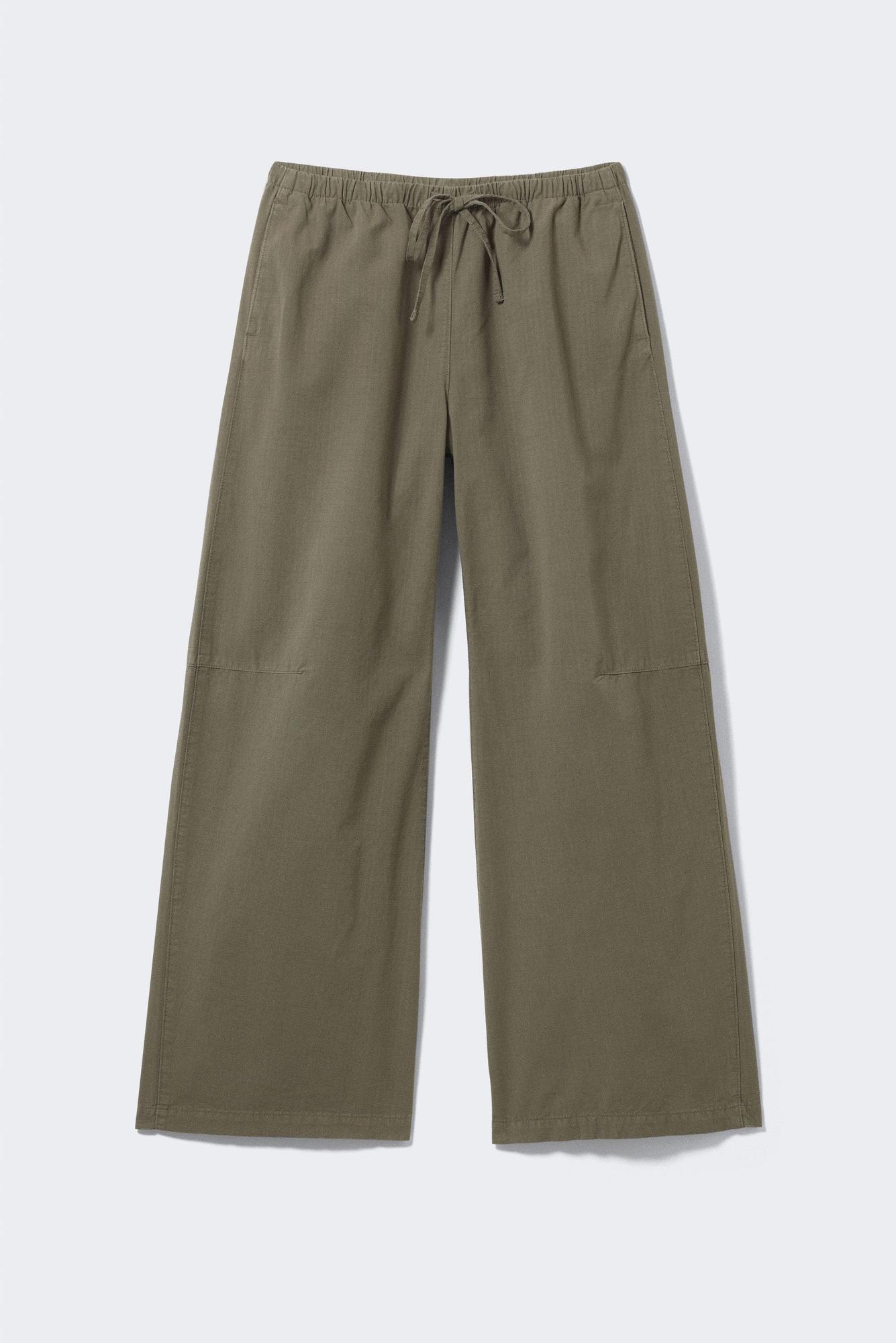 WEEKDAY Loose Fit Washed Ripstop Trousers | endource
