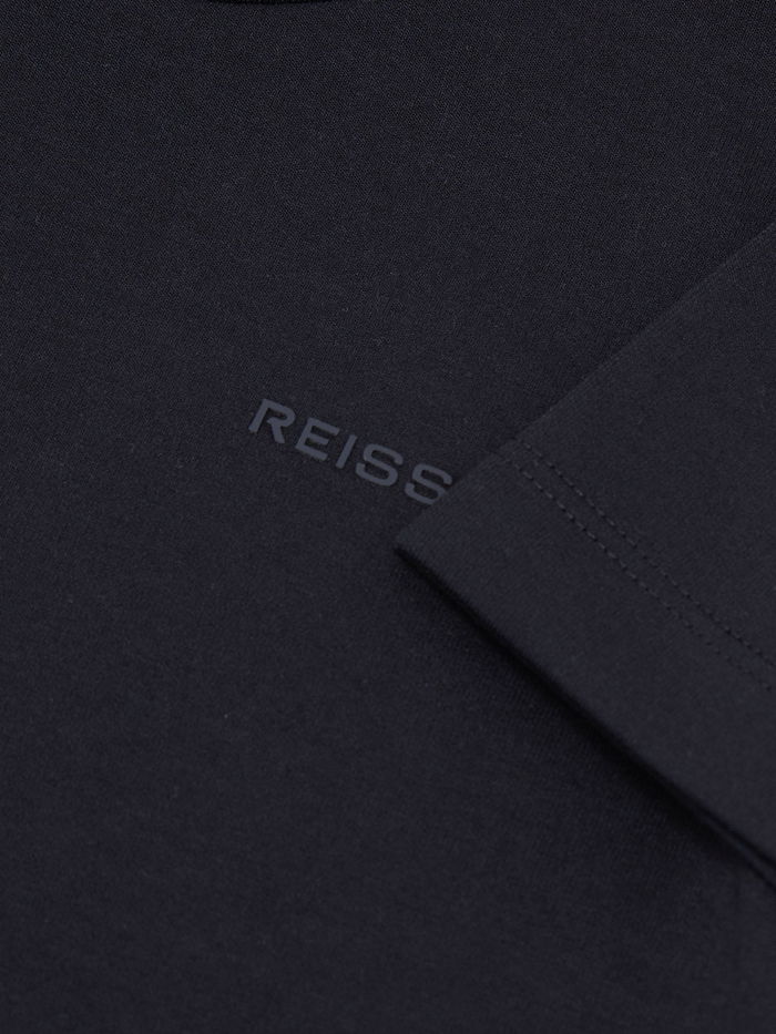REISS 9-13 Yrs Premium Interlock Logo T-Shirt In Navy | endource