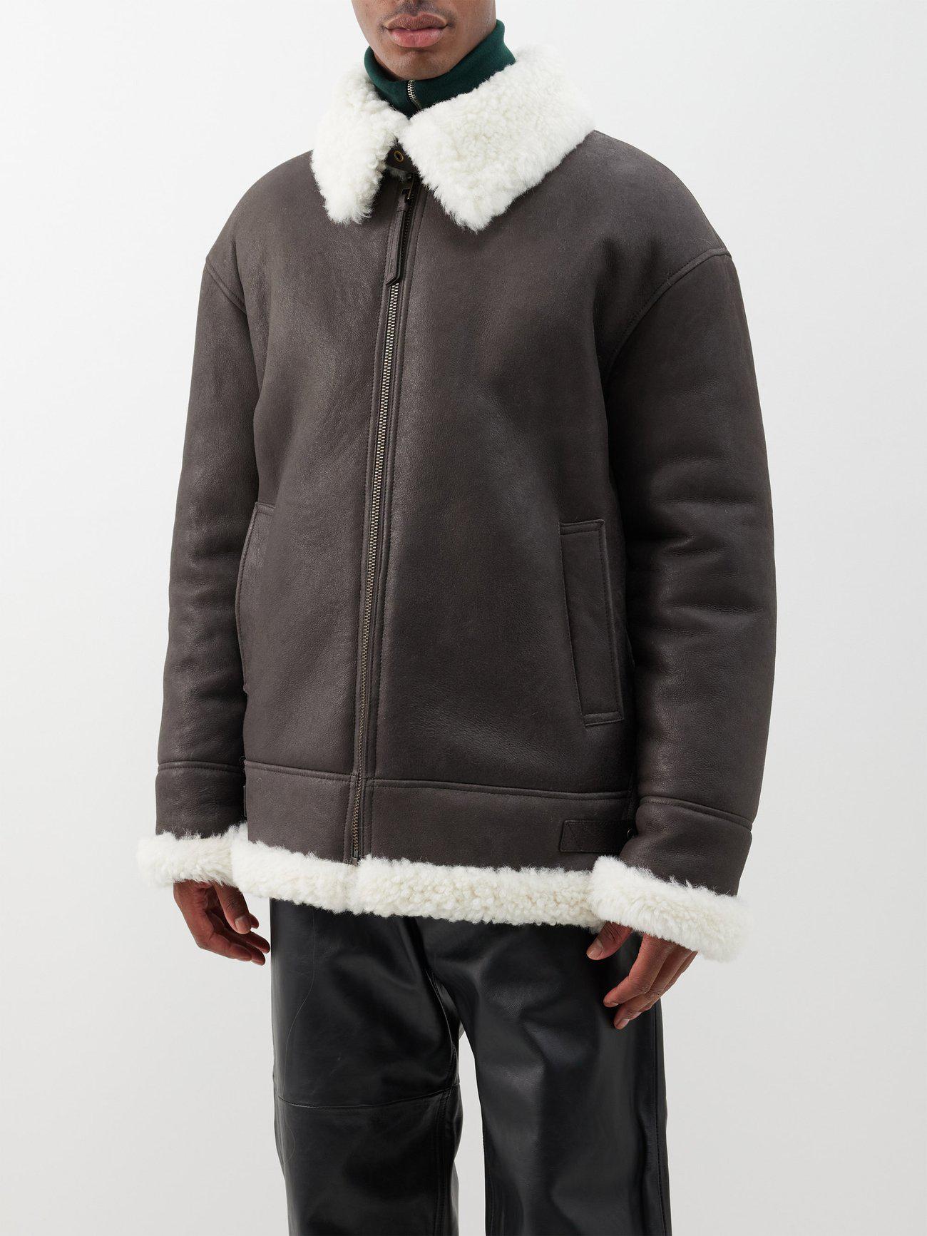 LOEWE Shearling Aviator Jacket | endource