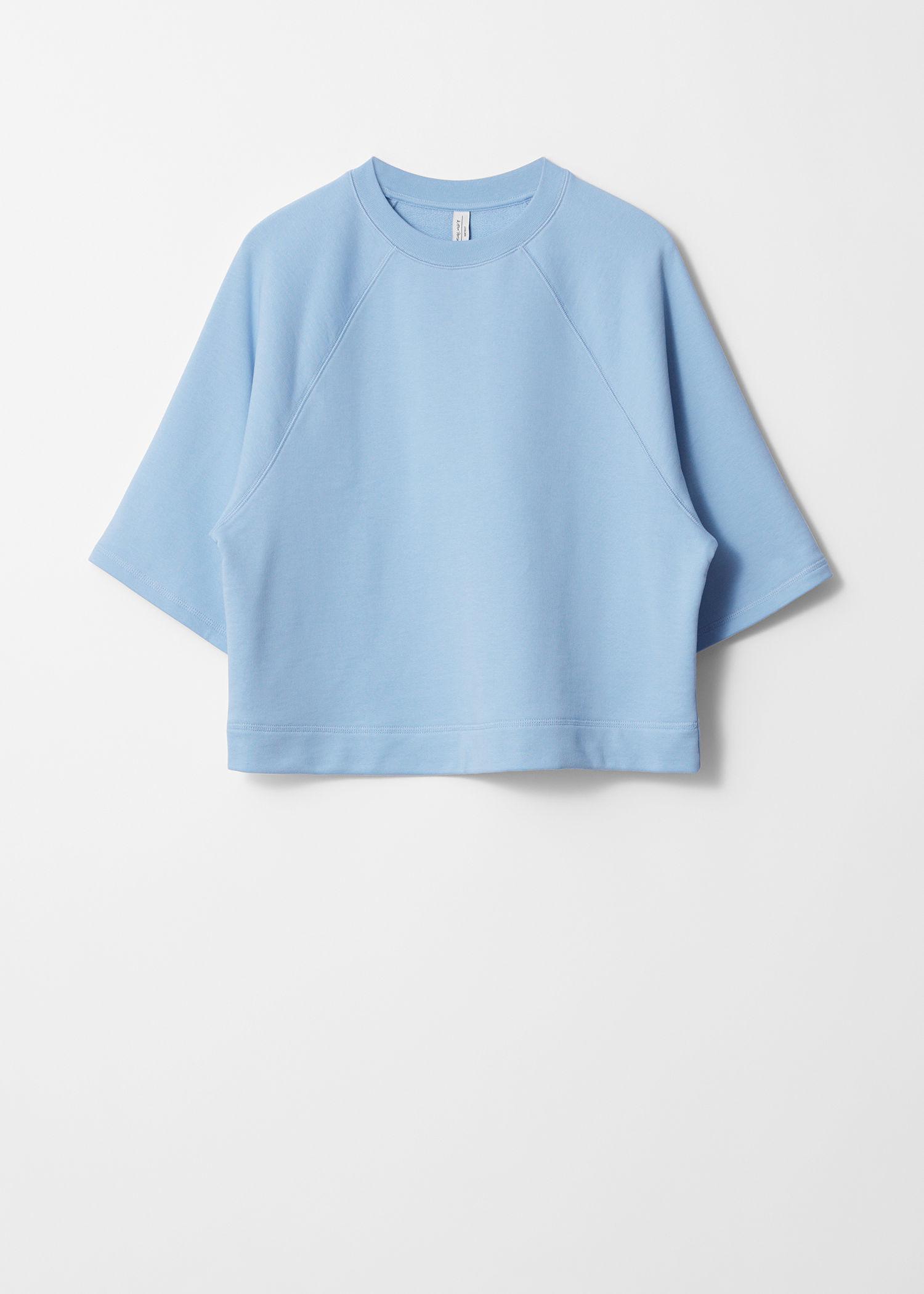 & OTHER STORIES Jersey Sweater in Light Blue | Endource