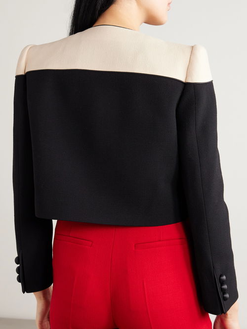 VALENTINO GARAVANI Two-tone Wool Jacket | endource