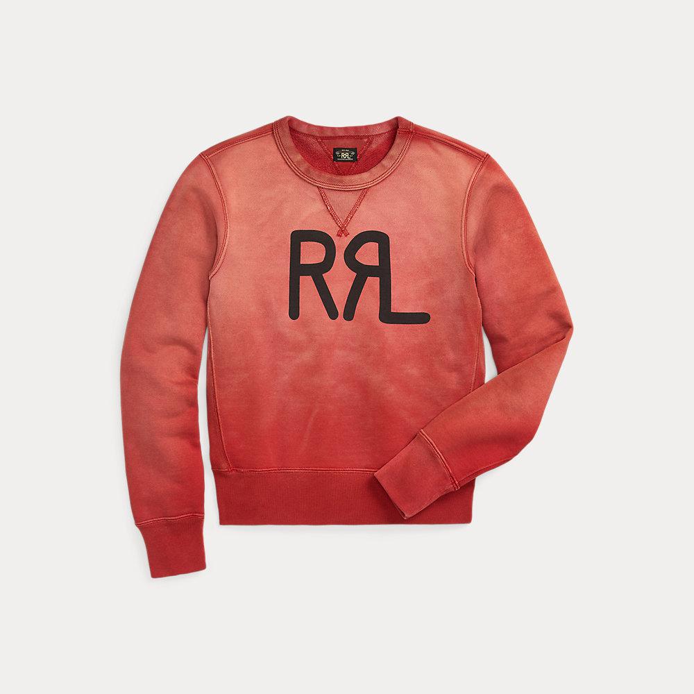 RALPH LAUREN RRL RRL Ranch Logo Sweatshirt in Black | endource