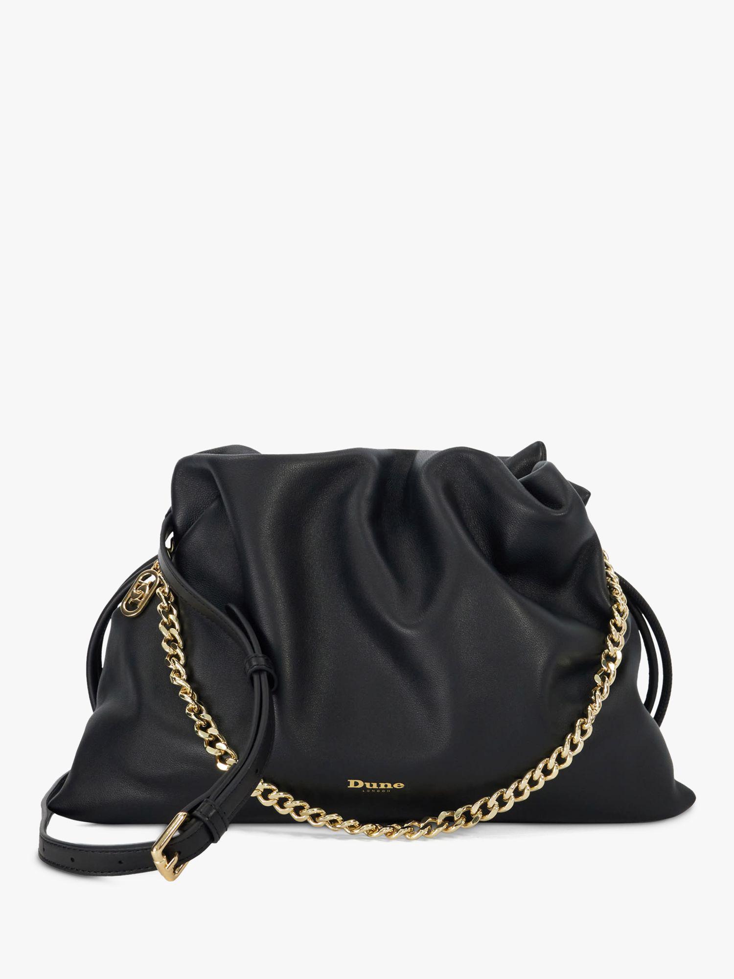 DUNE Primrose L Leather Drawstring Bag | endource