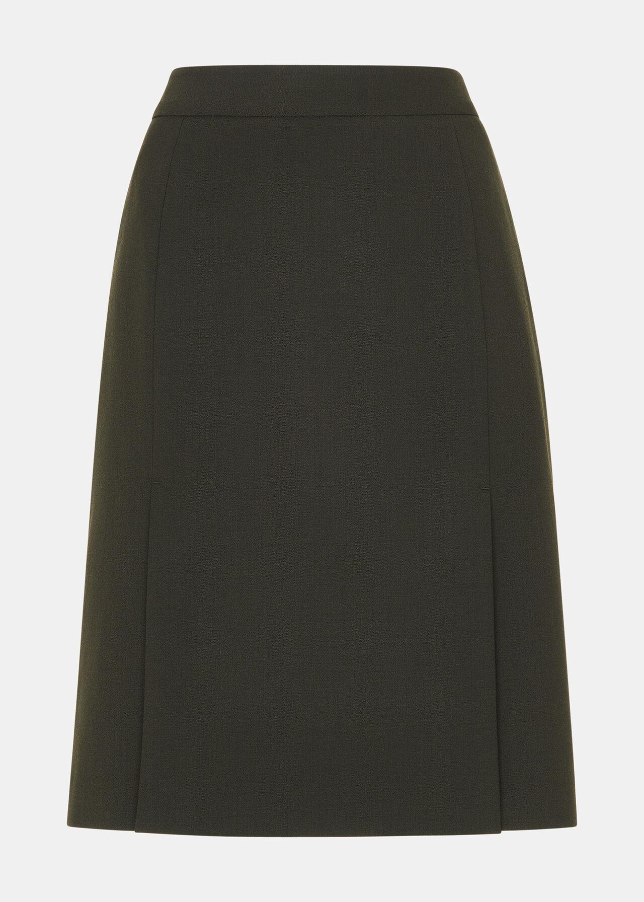 WHISTLES Natalie Wool Blend Skirt | endource