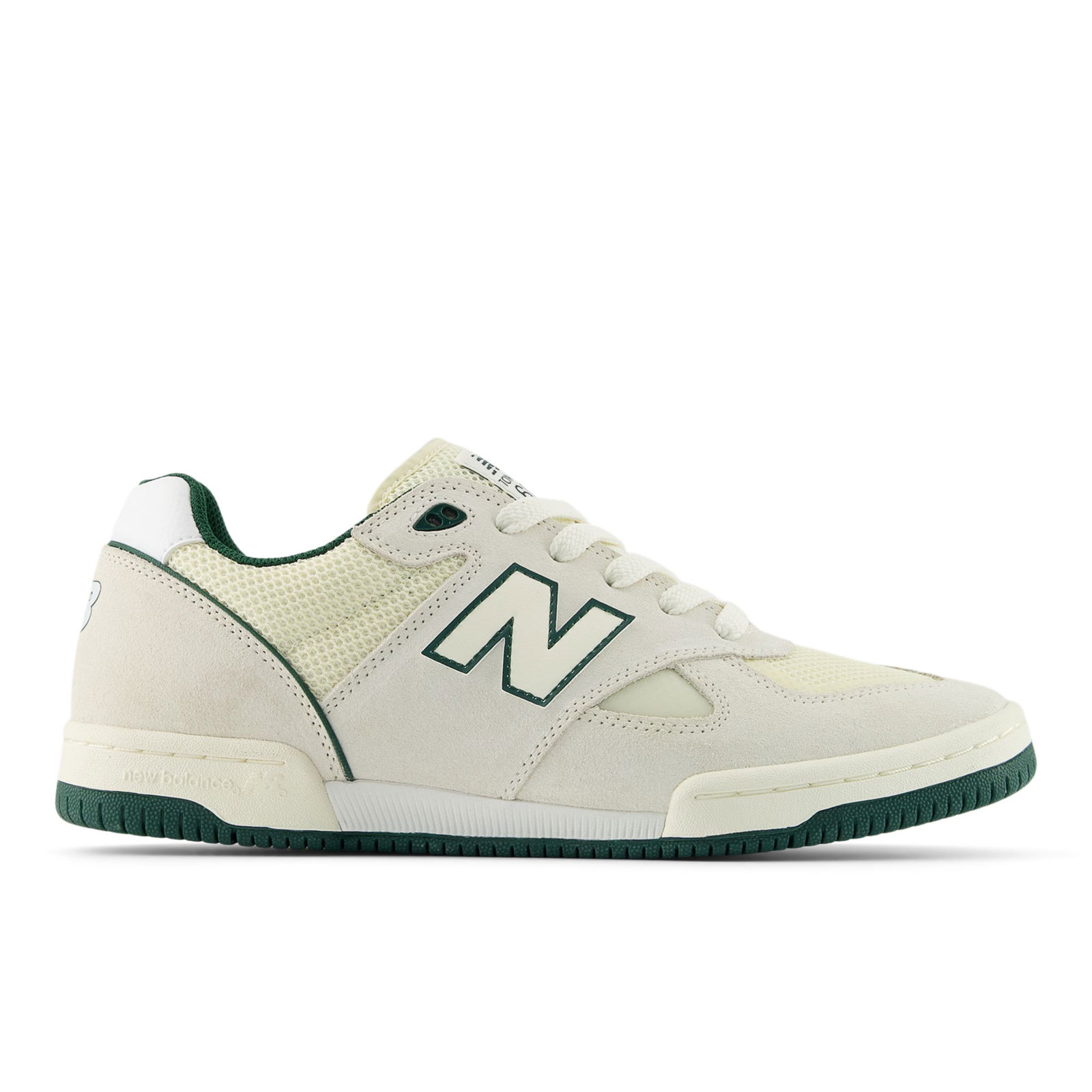 NEW BALANCE Unisex NB Numeric Tom Knox 600 In White/Green Suede/Mesh ...
