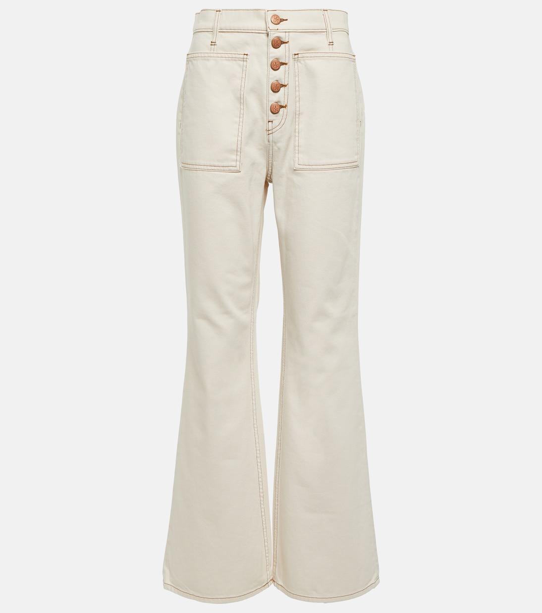 ULLA JOHNSON Lou High-Rise Flared Jeans | endource