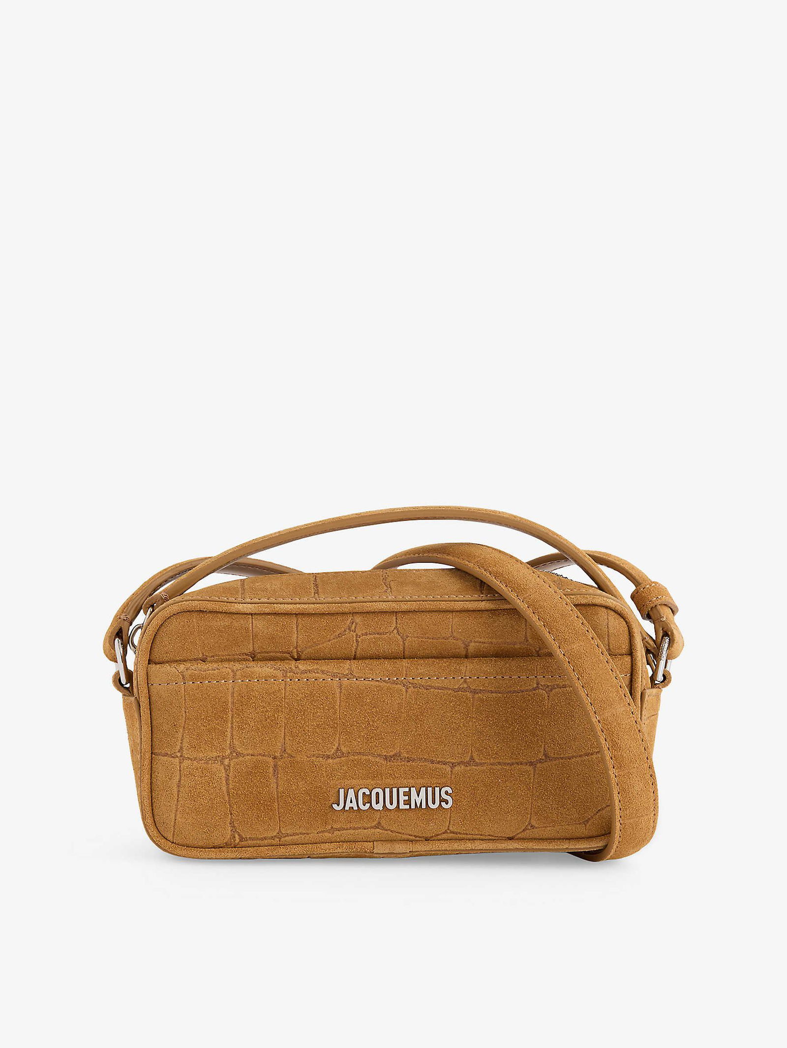 JACQUEMUS Le Baneto Suede Shoulder Bag | endource