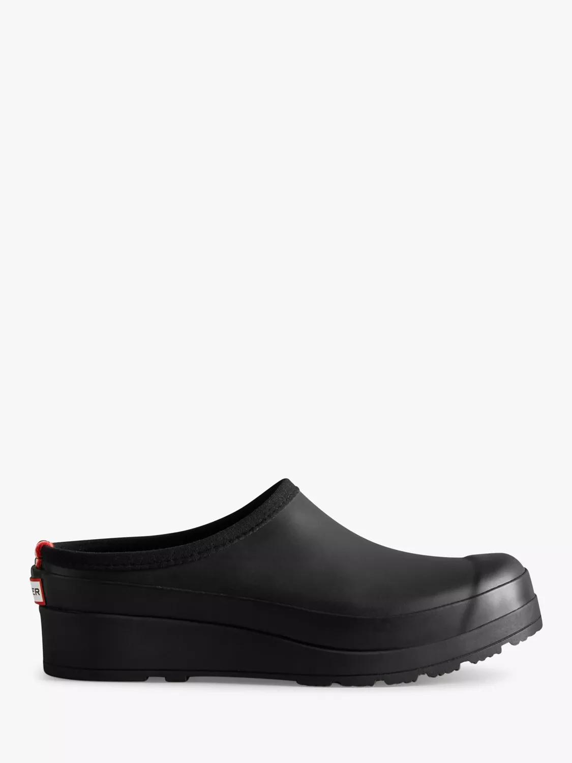 HUNTER Play Waterproof Clogs in Black | endource