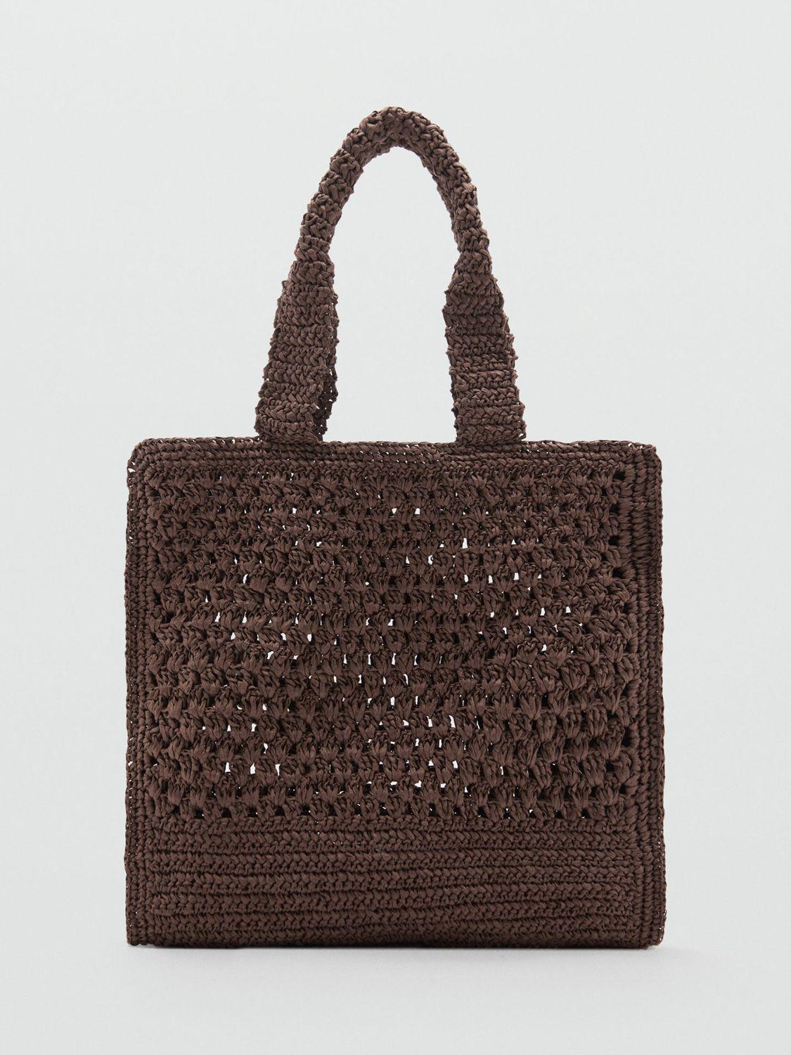 MANGO Sofi Crochet Shopper Bag | Endource