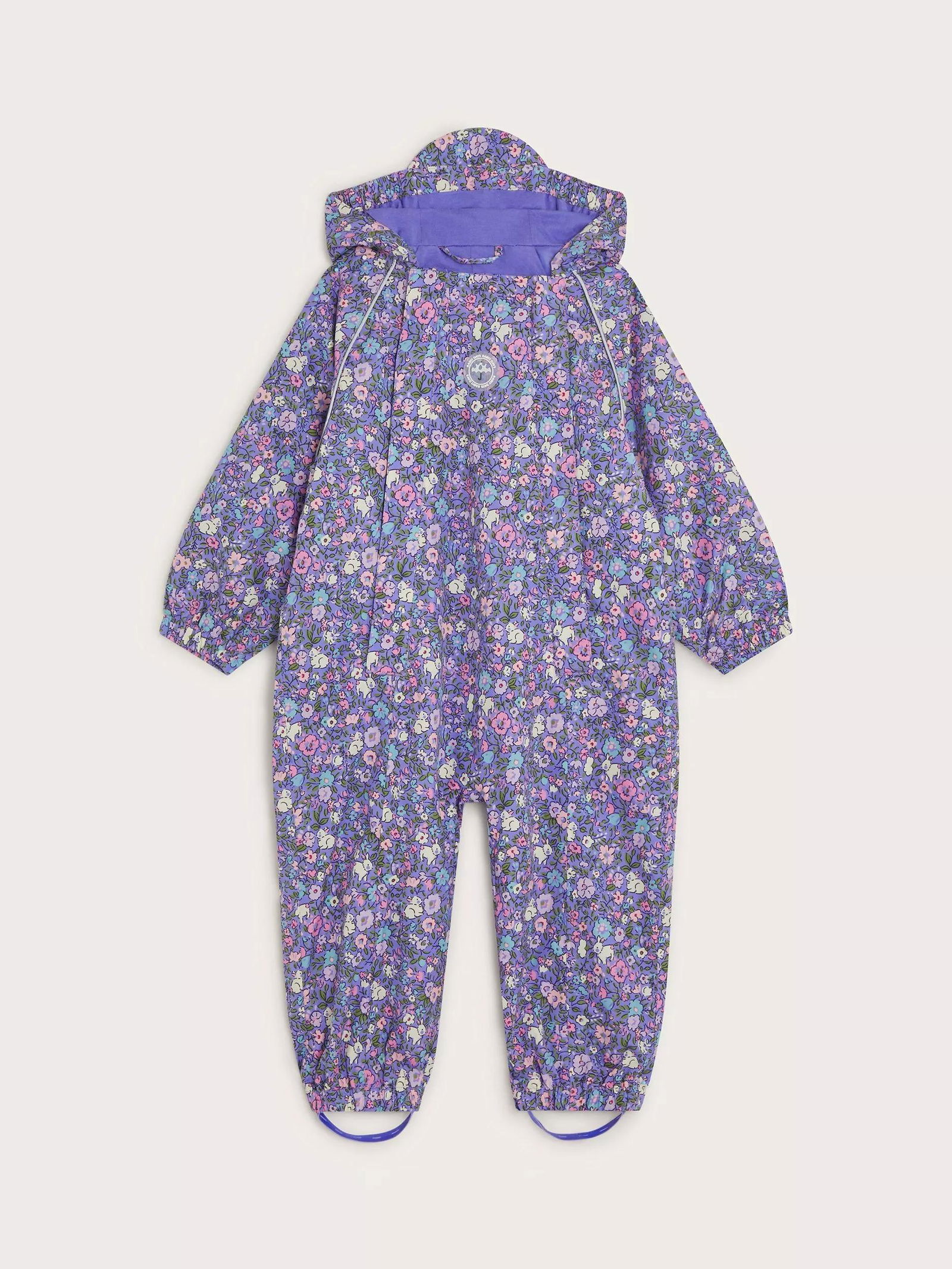 Monsoon Darcy Ditsy Print Puddle Suit in Purple | endource