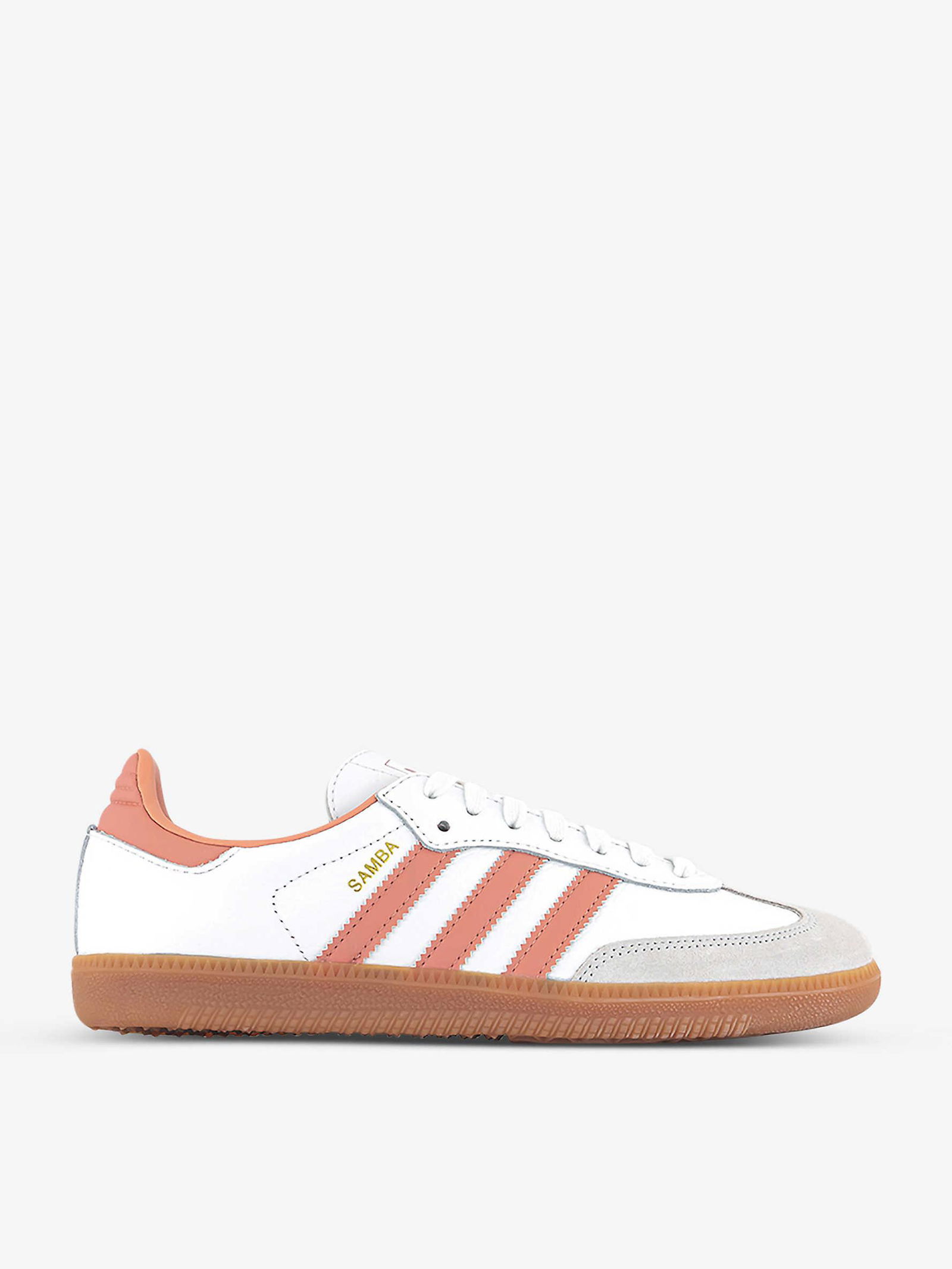 ADIDAS Samba OG Logo-Print Leather Low-Top Trainers | endource