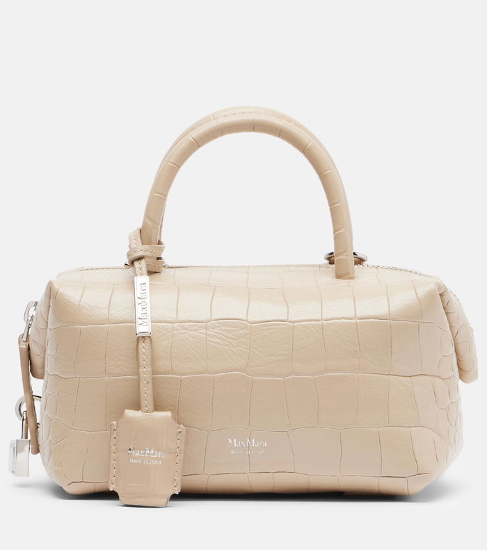 Max Mara Boston Leather Tote Bag | endource