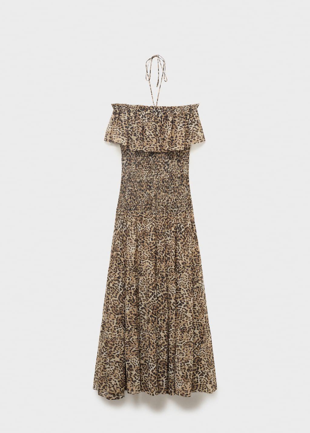 MANGO Leopard-Print Maxi-Dress | endource