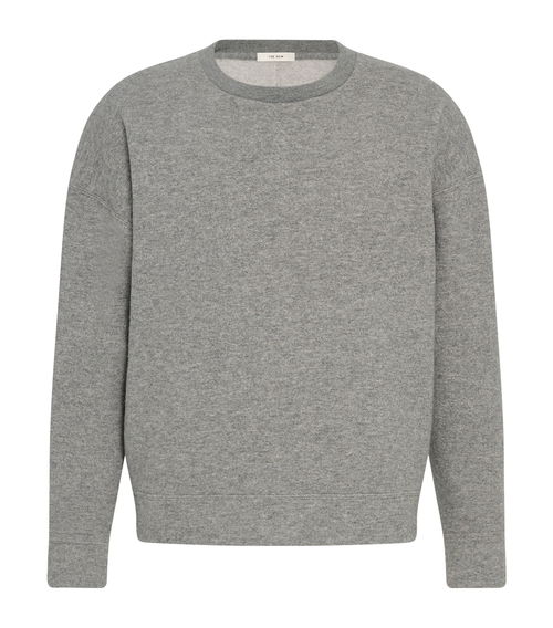 THE ROW Sedrik Cashmere-Cotton Sweatshirt | endource
