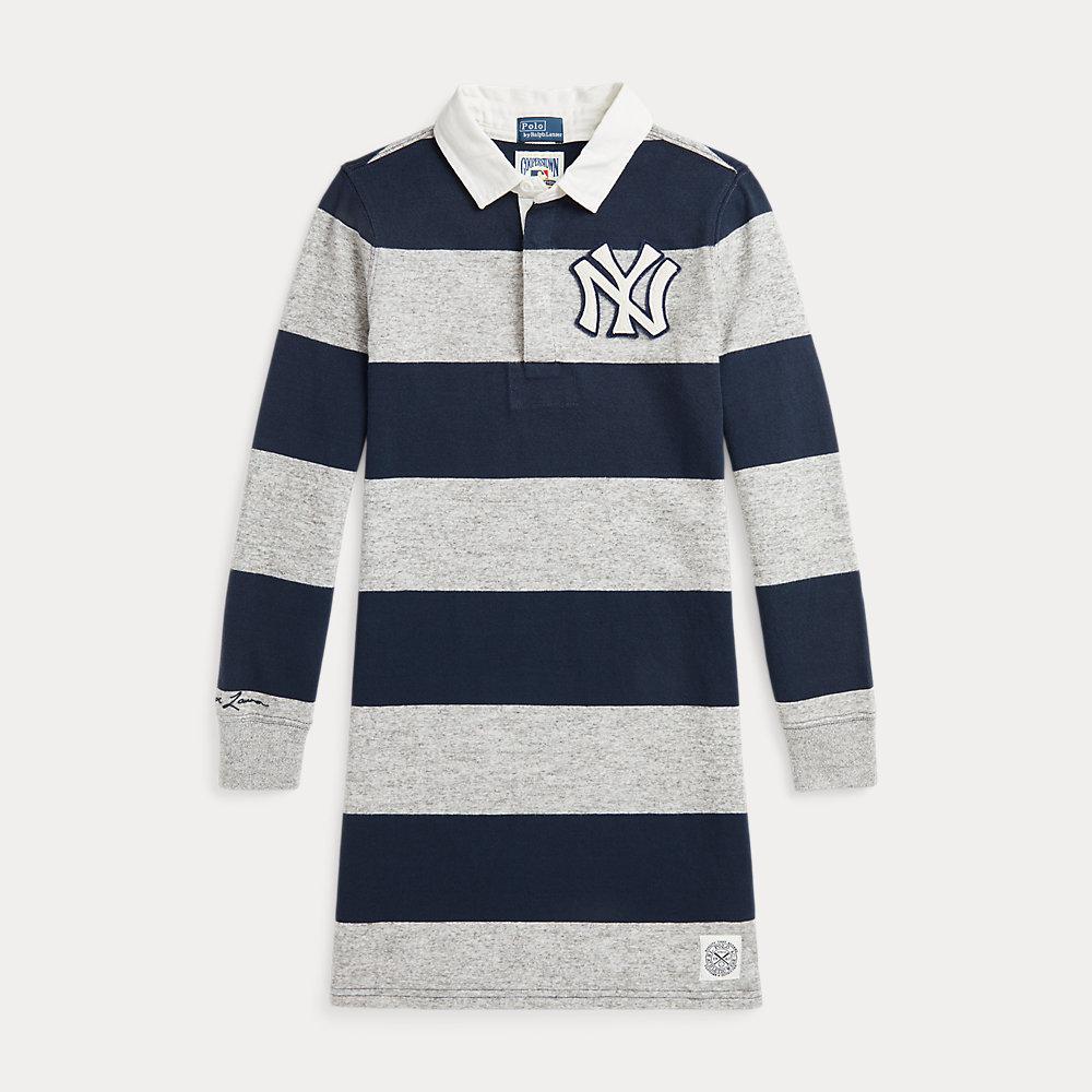 RALPH LAUREN Yankees Rugby Dress in Blue | endource