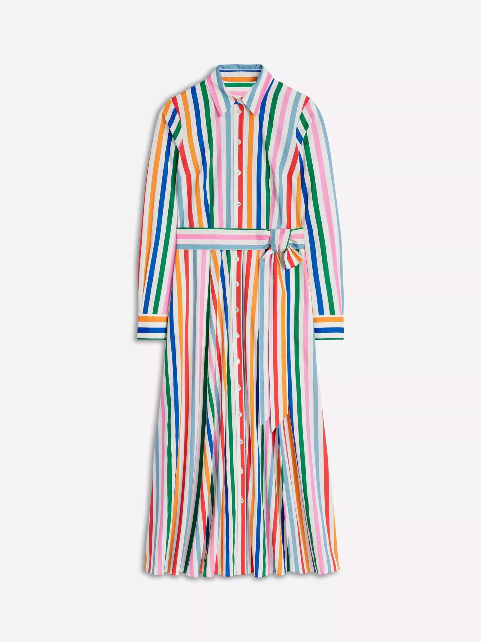 BODEN Amy Stripe Midi Shirt Dress | endource