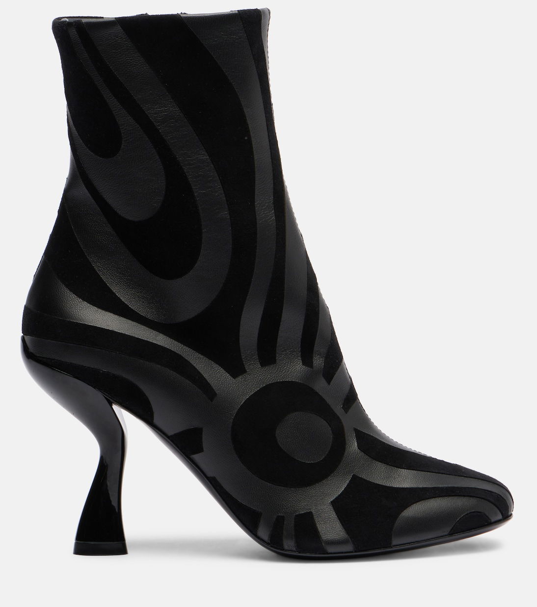 Pucci Marmo Suede And Leather Ankle Boots | endource