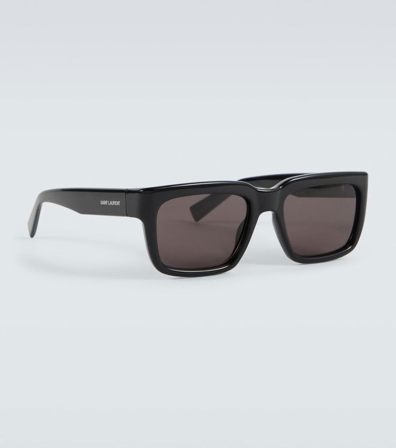 SAINT LAURENT SL 615 Square Sunglasses in Black | Endource