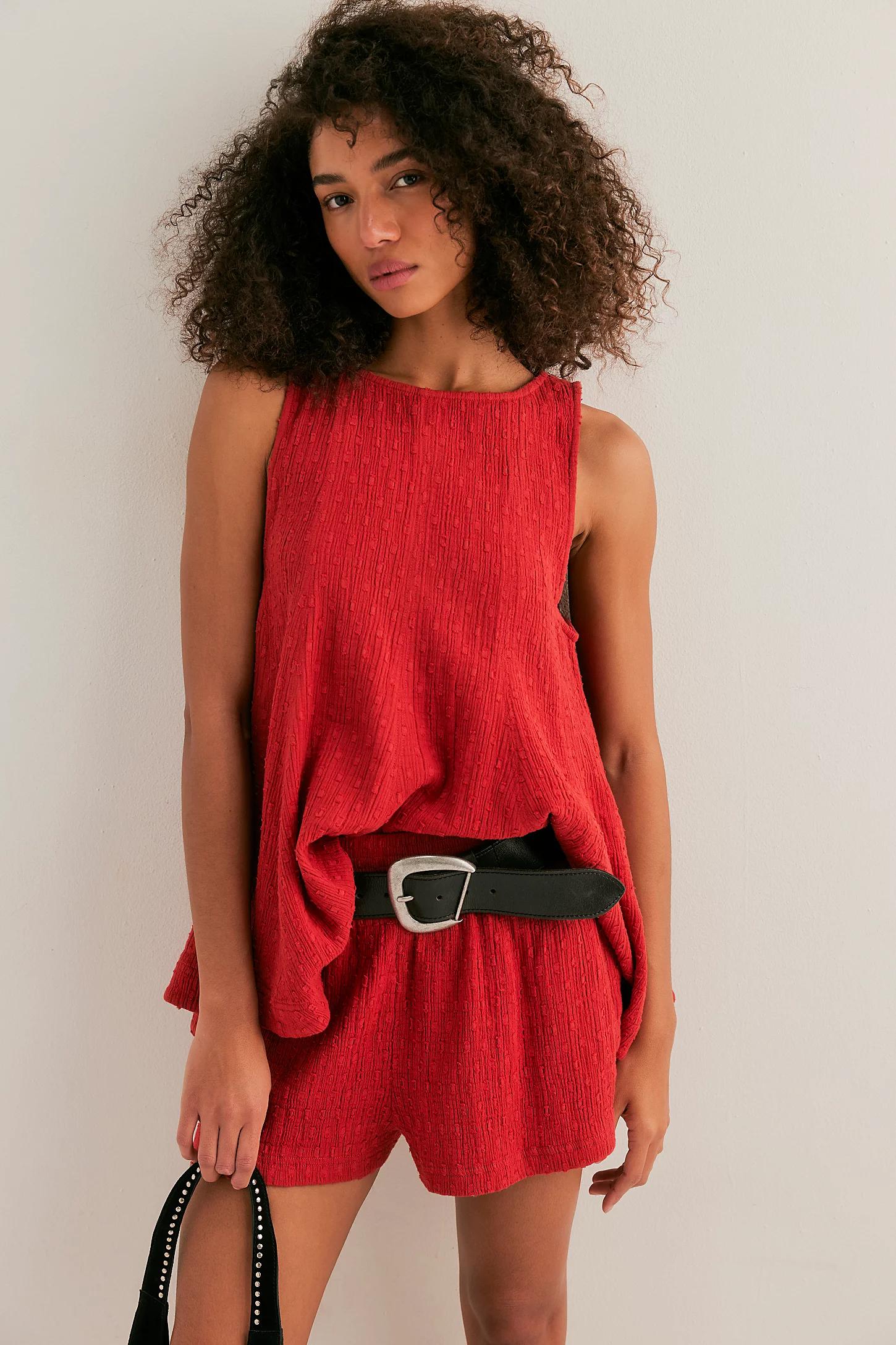 FREE PEOPLE Strada Clip Dot Set in Valiant Poppy | endource