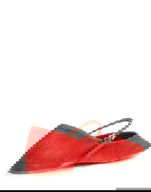 Dune London Hearthrob Ballet Pumps In Red | endource