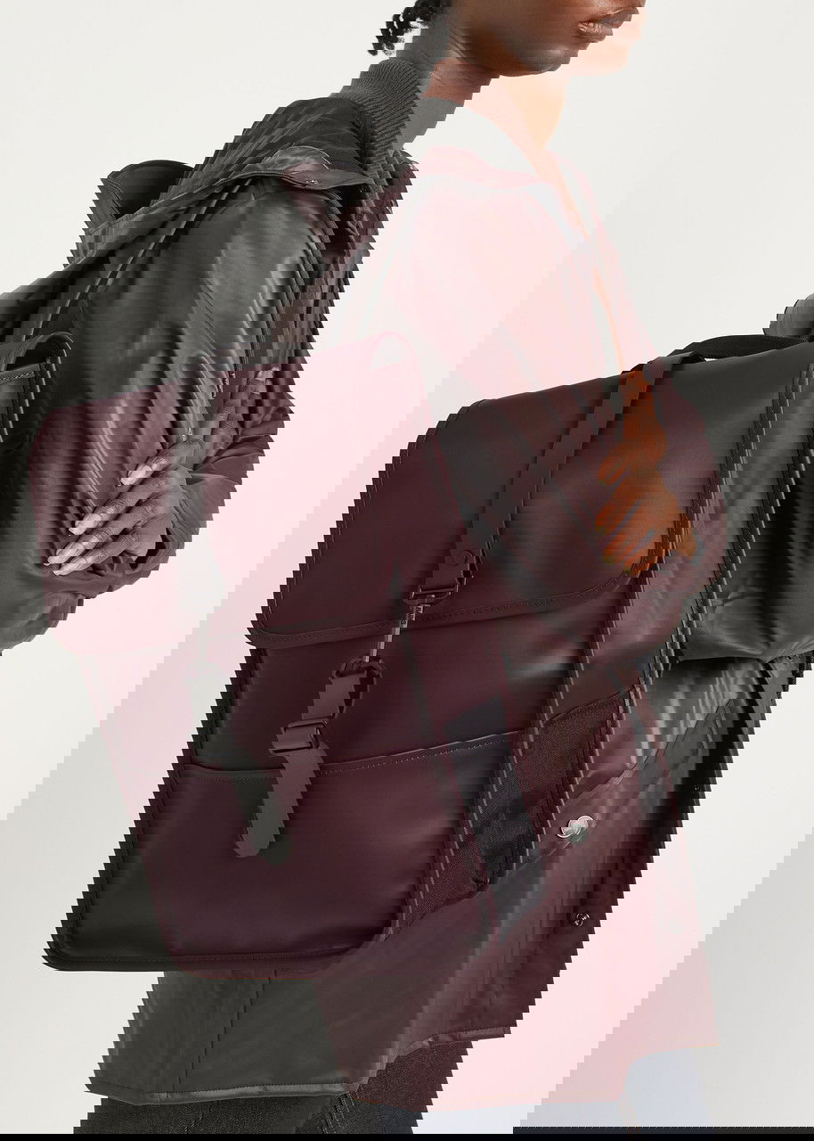 RAINS Mini Rubberised Backpack | endource