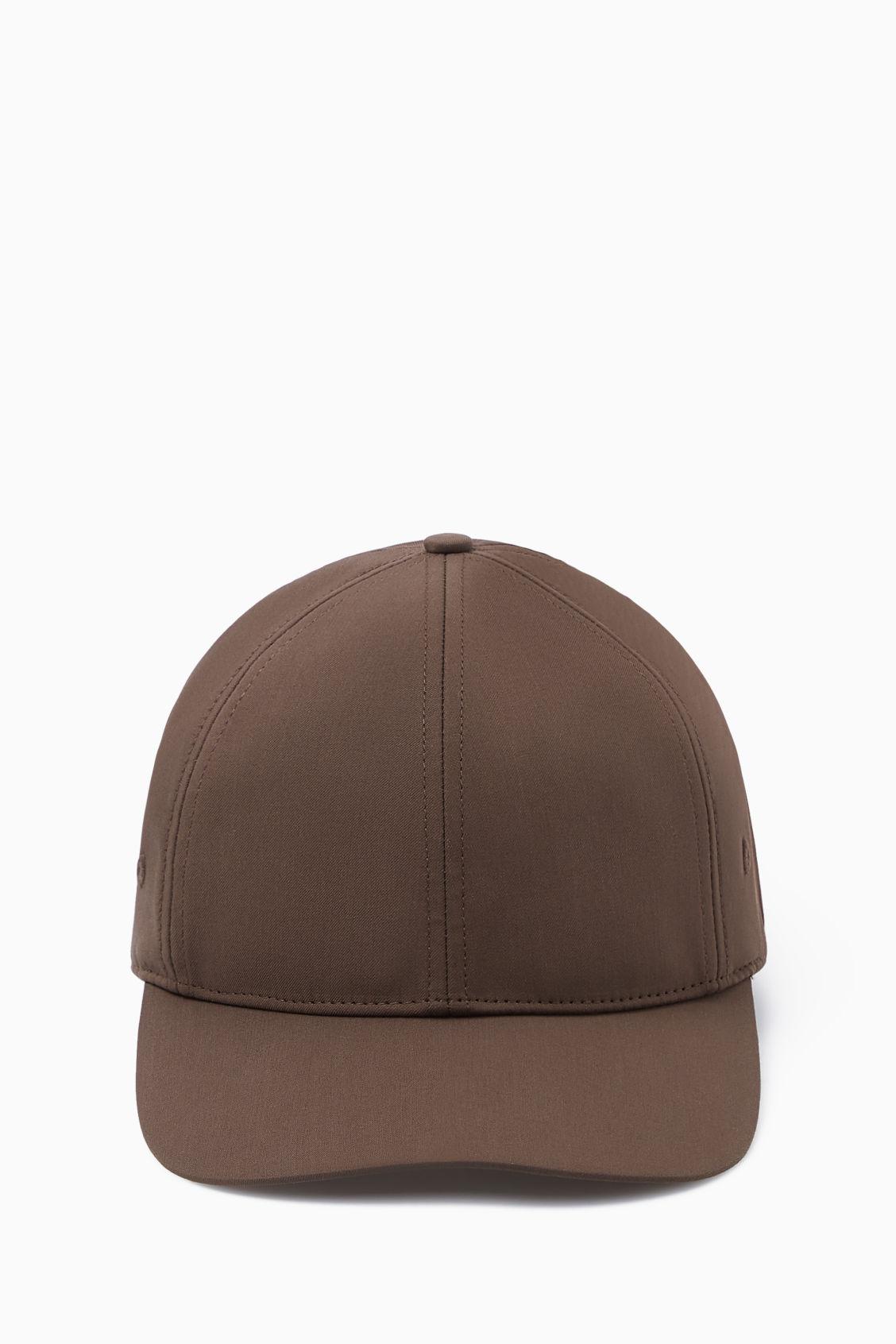 COS Curved-Peak Baseball Cap in BROWN | endource