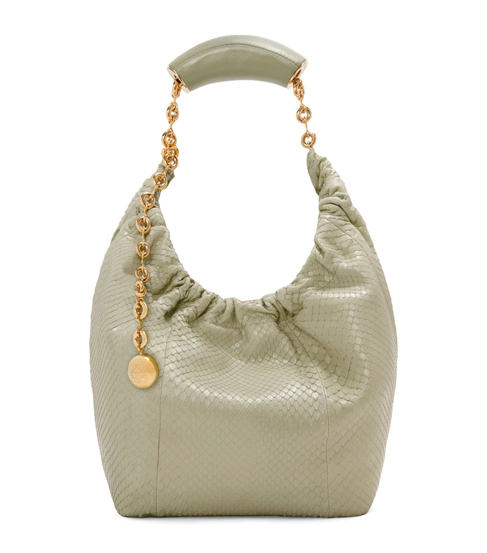 LOEWE Small Snakeskin Squeeze Shoulder Bag | endource