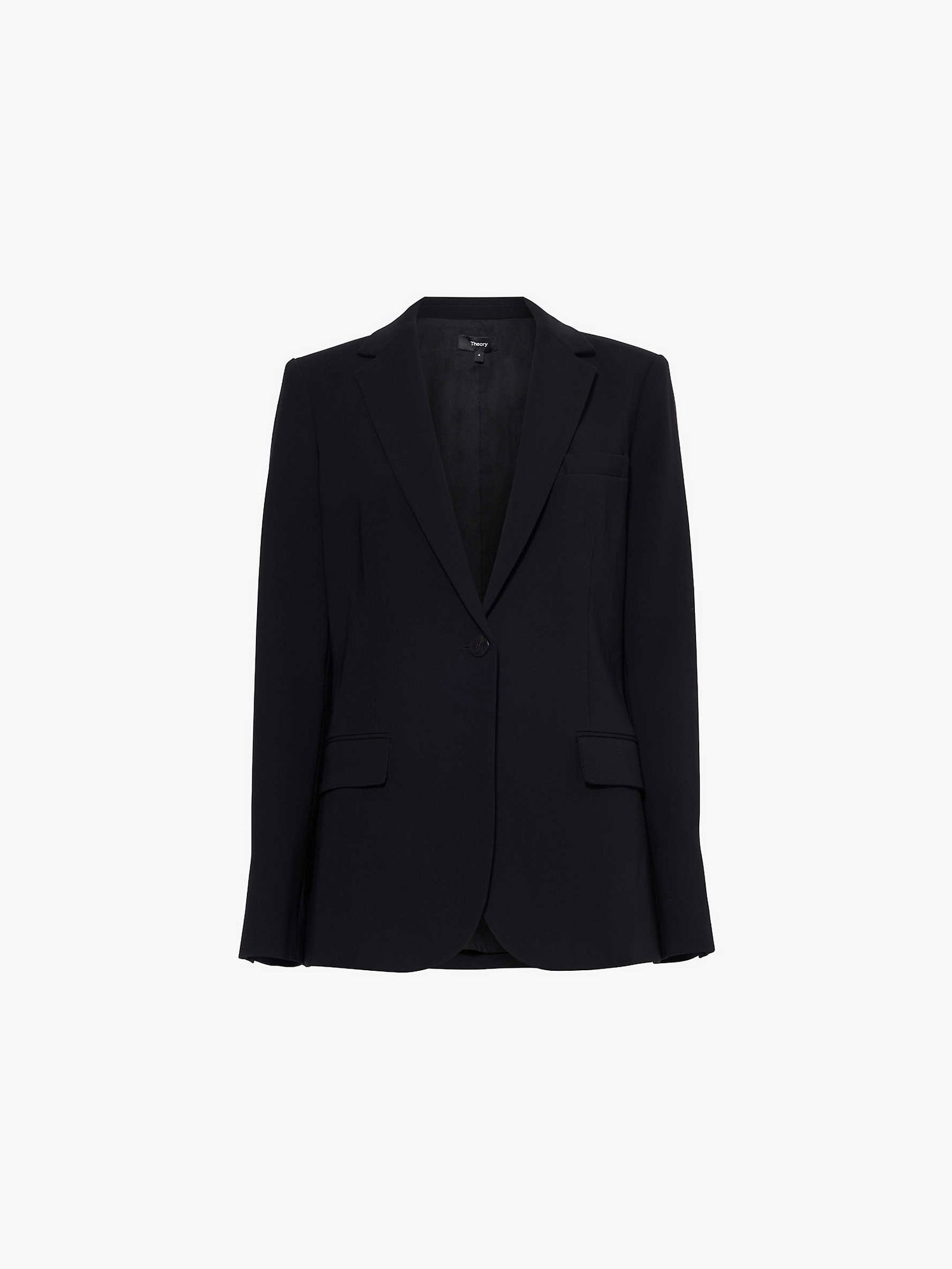 THEORY Staple Single-Breasted Woven Blazer | endource
