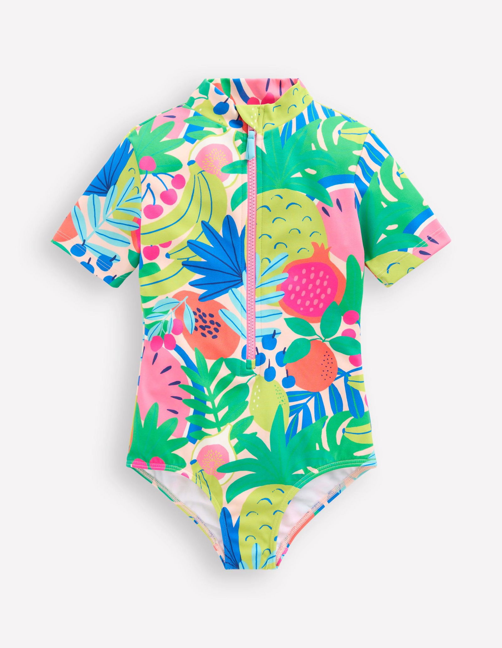 BODEN Short-Sleeved Swimsuit | endource