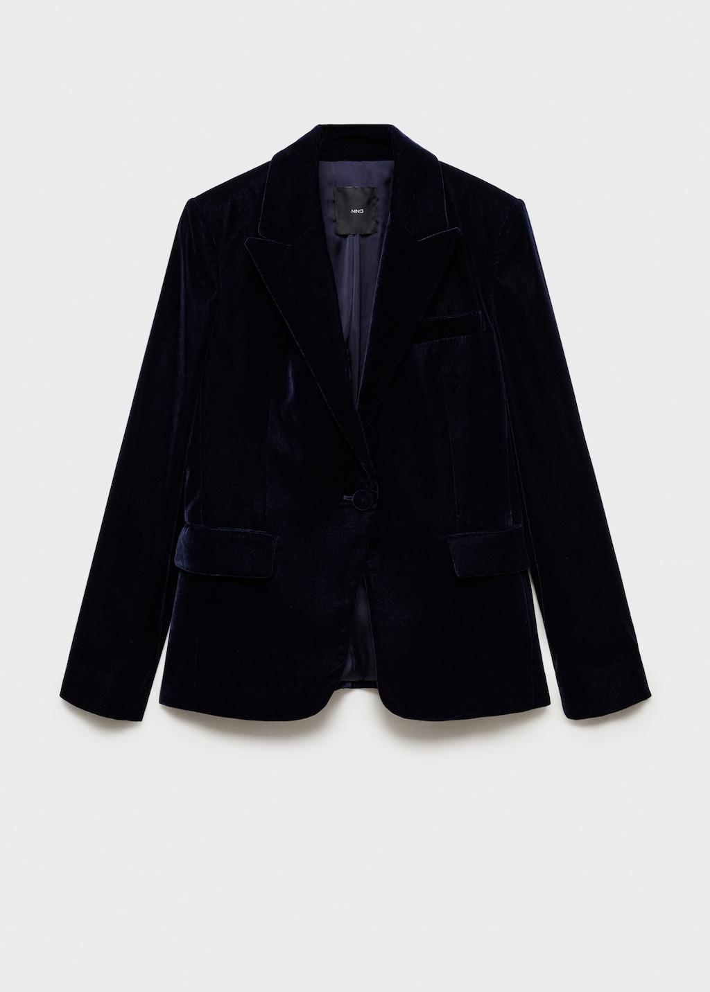 MANGO Velvet Blazer | endource